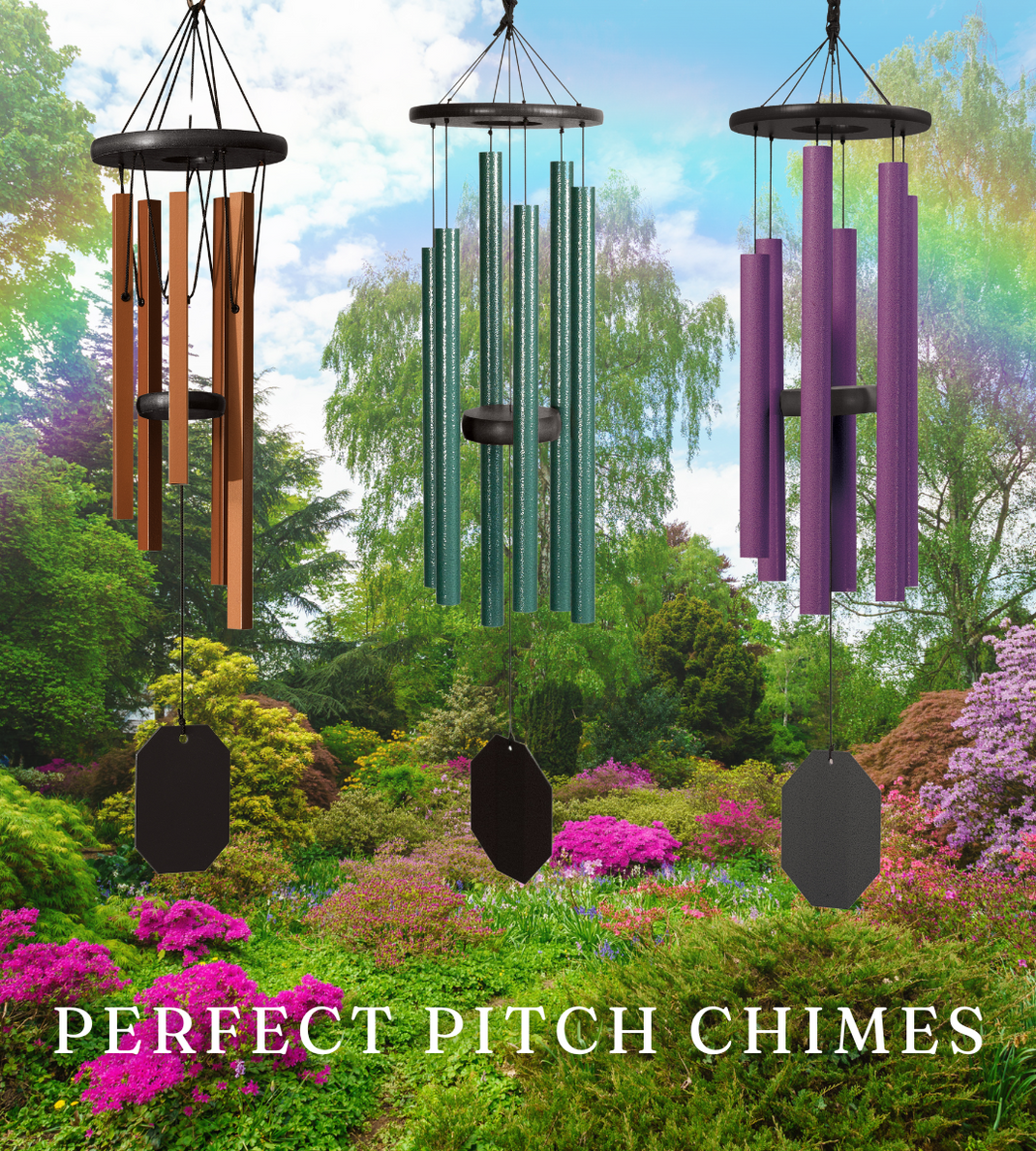 Perfect Pitch Chimes: Premium Amish Wind Chimes - USA Made